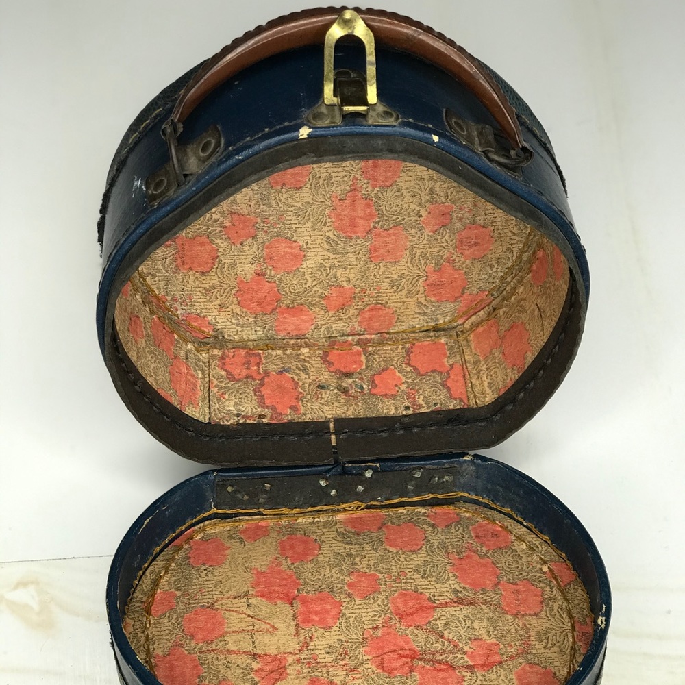 Antique Little Red Riding Hood Case Purse Lunchbox - Gem